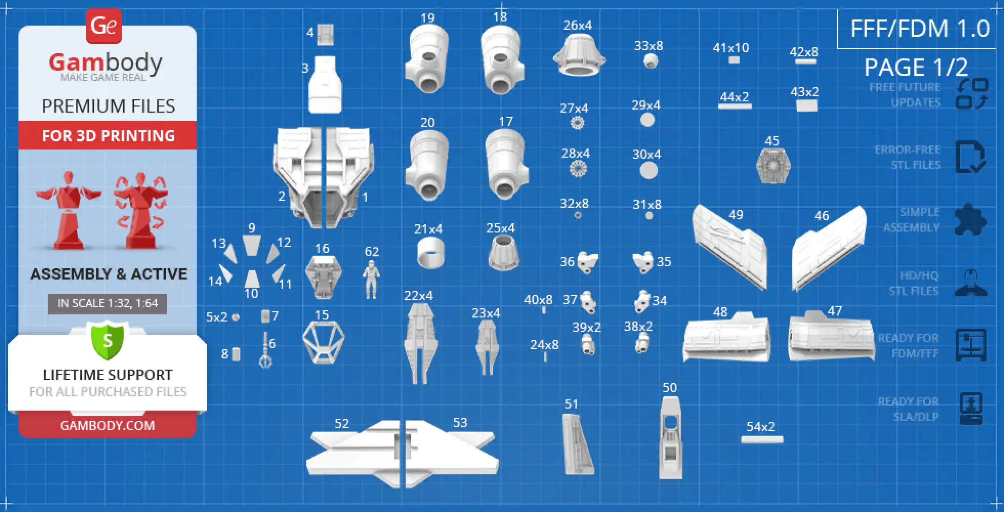 Babylon 5 Starfury - STL files for 3D Printing | Gambody