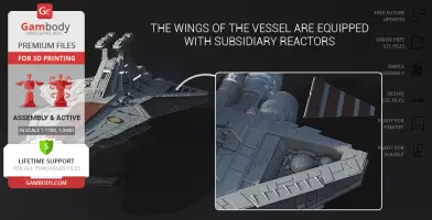 Venator-class Star Destroyer - STL files for 3D Printing | Gambody