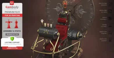 Time Machine 1960 - STL files for 3D Printing | Gambody
