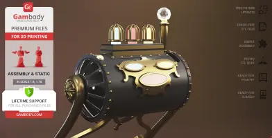 Time Machine 1960 - STL files for 3D Printing | Gambody