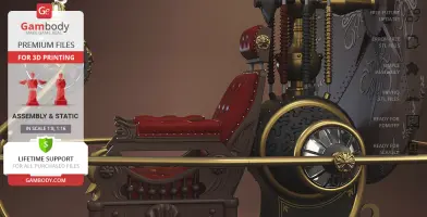 Time Machine 1960 - STL files for 3D Printing | Gambody