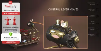 Time Machine 1960 - STL files for 3D Printing | Gambody