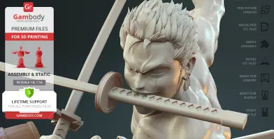 Roronoa Zoro - 3D Models & STL Files | Gambody