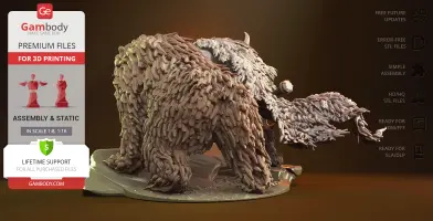 Rexxar & Misha in Diorama - WOW 3D Files | Gambody