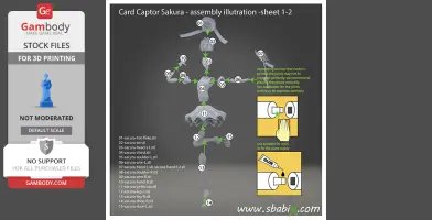 Cardcaptor Sakura - STL files for 3D Printing | Gambody Stock