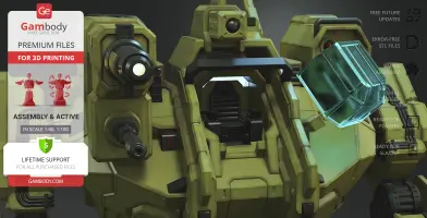 MWO Roughneck - STL files for 3D Printing | Gambody