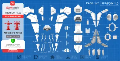Gauntlet Starfighter - STL files for 3D Printing | Gambody