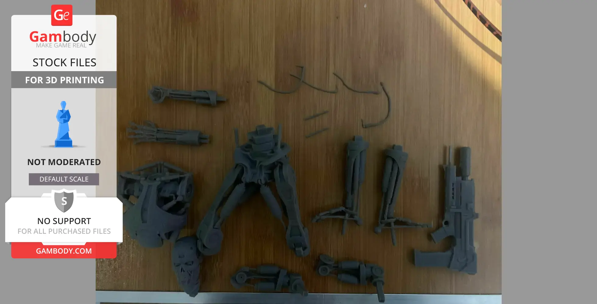 Terminator T-800 Endoskeleton Rekvizit - STL files for 3D Printing ...