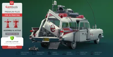 Ecto-1 Frozen Empire - Ghostbusters 3D Files | Gambody