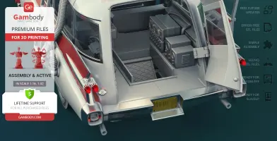 Ecto-1 Frozen Empire - Ghostbusters 3D Files | Gambody