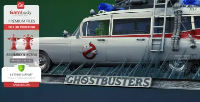 Ecto-1 Frozen Empire - Ghostbusters 3D Files | Gambody
