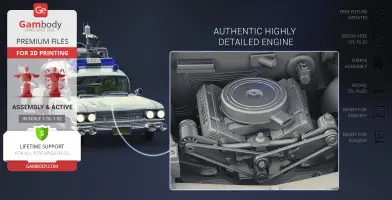 Ecto-1 Frozen Empire - Ghostbusters 3D Files | Gambody