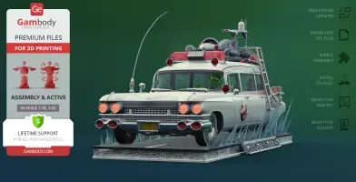 Ecto-1 Frozen Empire - Ghostbusters 3D Files | Gambody