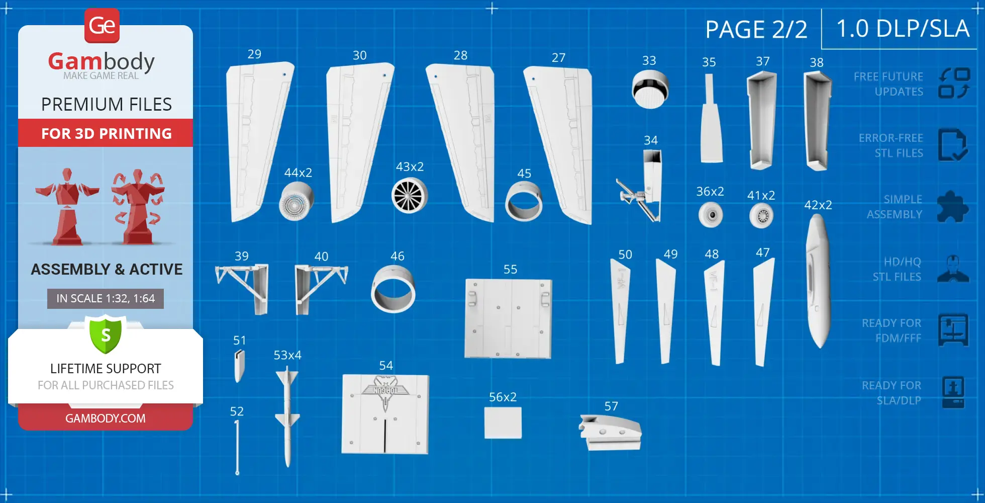 F-14 Tomcat - TOPGUN Aircraft STL Files | Gambody