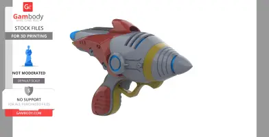 Alien Blaster Fallout Printable 3D Model - STL files for 3D Printing ...