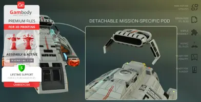 Danube-Class Runabout - STL files for 3D Printing | Gambody