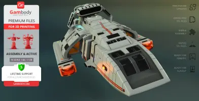 Danube-Class Runabout - STL files for 3D Printing | Gambody