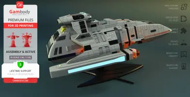 Danube-Class Runabout - STL files for 3D Printing | Gambody