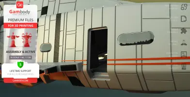 Danube-Class Runabout - STL files for 3D Printing | Gambody