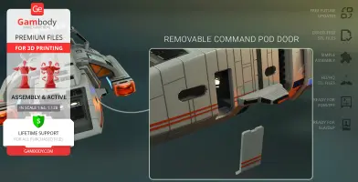 Danube-Class Runabout - STL files for 3D Printing | Gambody