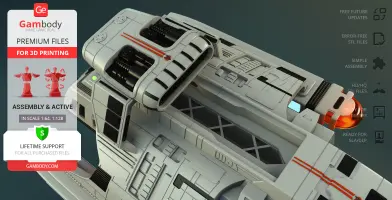 Danube-Class Runabout - STL files for 3D Printing | Gambody