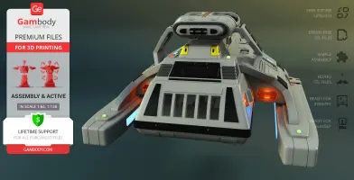 Danube-Class Runabout - STL files for 3D Printing | Gambody