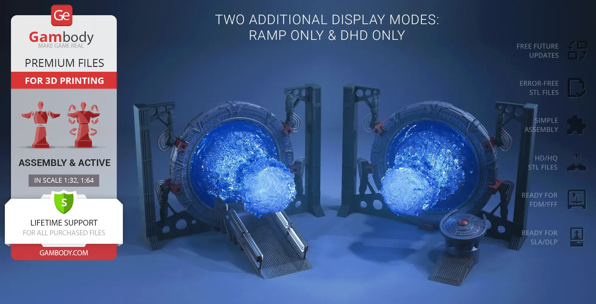 Stargate - Spacecraft STL files | Gambody