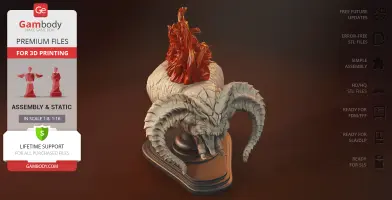 Balrog Bust - 3D Printable files | Gambody