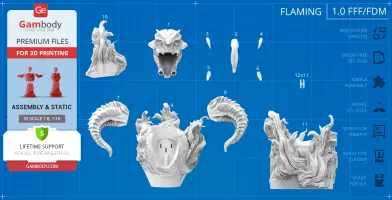 Balrog Bust - 3D Printable files | Gambody