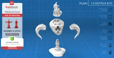 Balrog Bust - 3D Printable files | Gambody