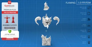 Balrog Bust - 3D Printable files | Gambody