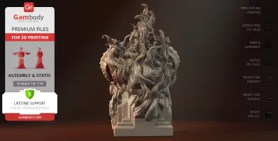Balrog Bust - 3D Printable files | Gambody