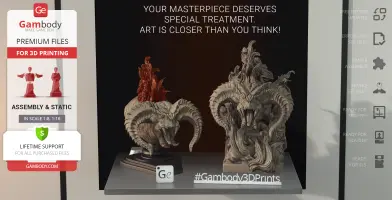 Balrog Bust - 3D Printable files | Gambody