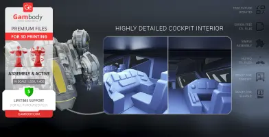 USCSS Prometheus - STL files for 3D Printing | Gambody