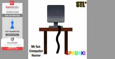 Sprunki Incredibox Mr. Fun Computer - STL files for 3D Printing ...
