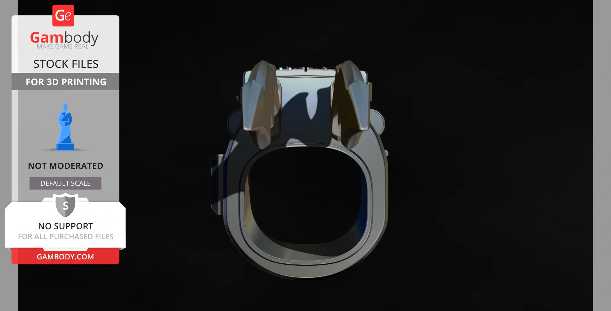 Predator Gauntlet Forearm Right - STL files for 3D printer | Gambody Stock