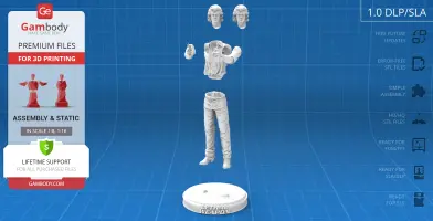 Martin Riggs Lethal Weapon – High Quality STL Files | Gambody