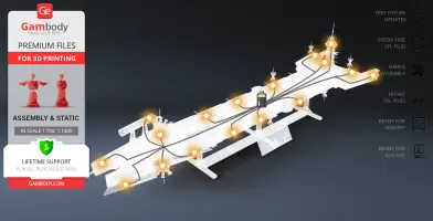 USS Cygnus 3D Model - STL format | Gambody