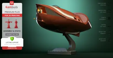 Spindrift Exterior - Sci-Fi 3D models & STL Files | Gambody