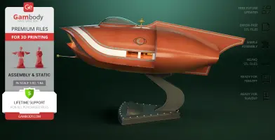 Spindrift Exterior - Sci-Fi 3D models & STL Files | Gambody