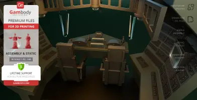 Spindrift Interior - Sci-Fi STL Models | Gambody