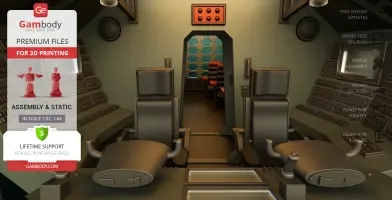 Spindrift Interior - Sci-Fi STL Models | Gambody