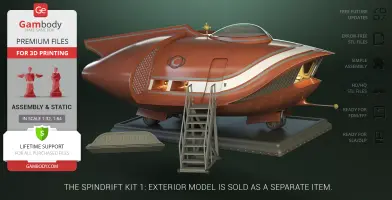 Spindrift Interior - Sci-Fi STL Models | Gambody