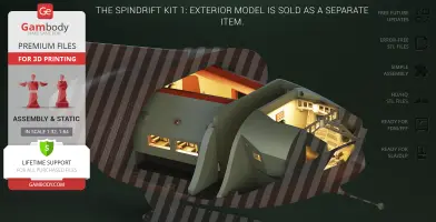 Spindrift Interior - Sci-Fi STL Models | Gambody