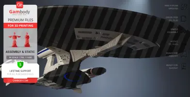 Galaxy X-Class Dreadnought Kit - Star Trek 3D Models | Gambody