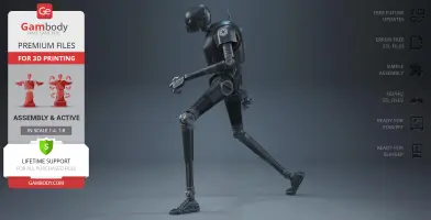 Star Wars Rogue One Droid K-2SO - Premium STL Files | Gambody