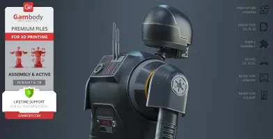 Star Wars Rogue One Droid K-2SO - Premium STL Files | Gambody