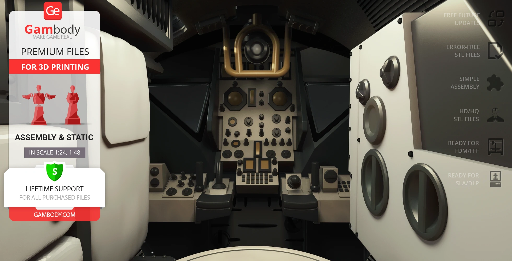 Apollo 11 Lunar Module Eagle - STL Models | Gambody