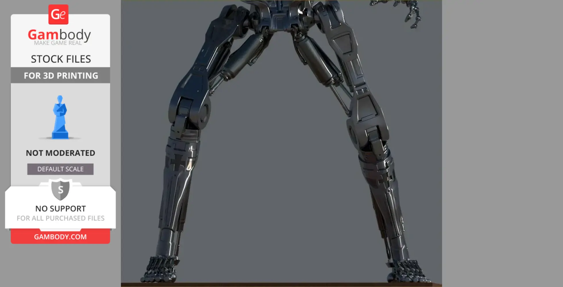 Terminator T-800 Endoskeleton T1 V4 - STL files for 3D Printing ...