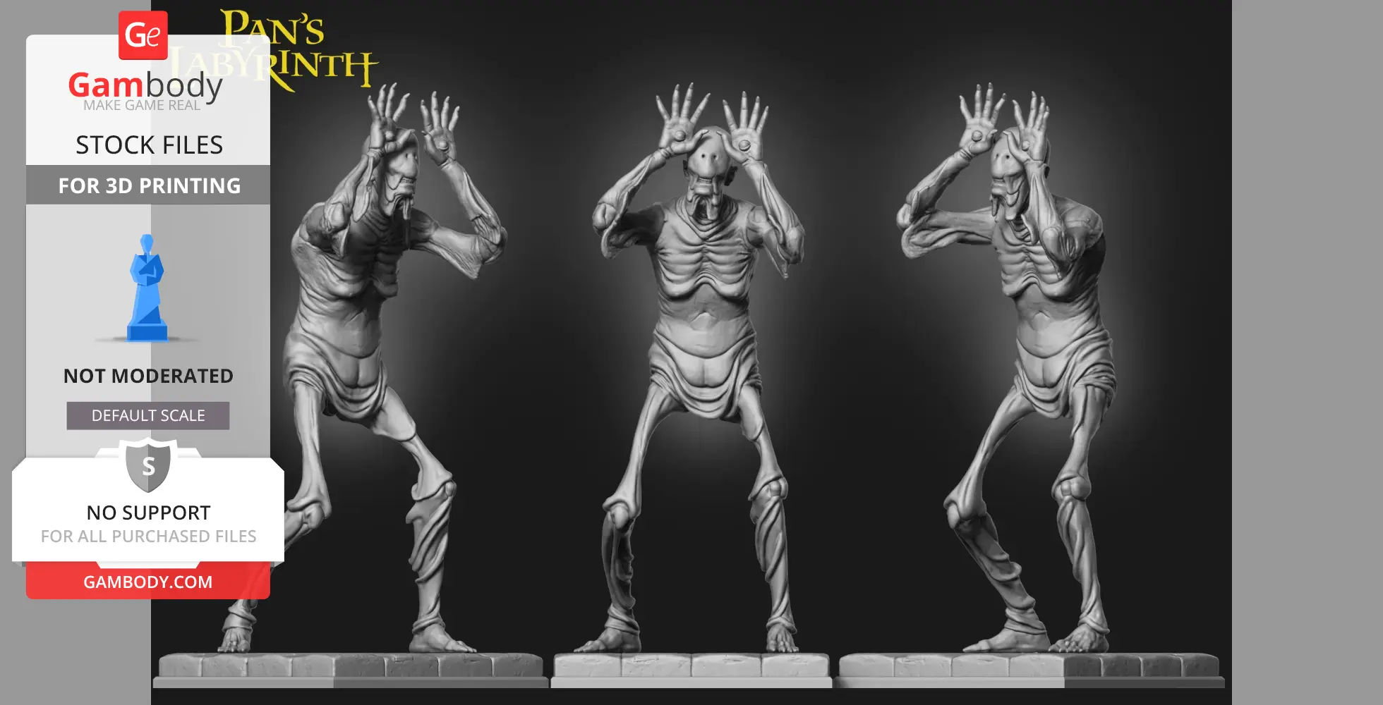 Pans Labyrinth: Pale man - 3D Print Model | Gambody Stock